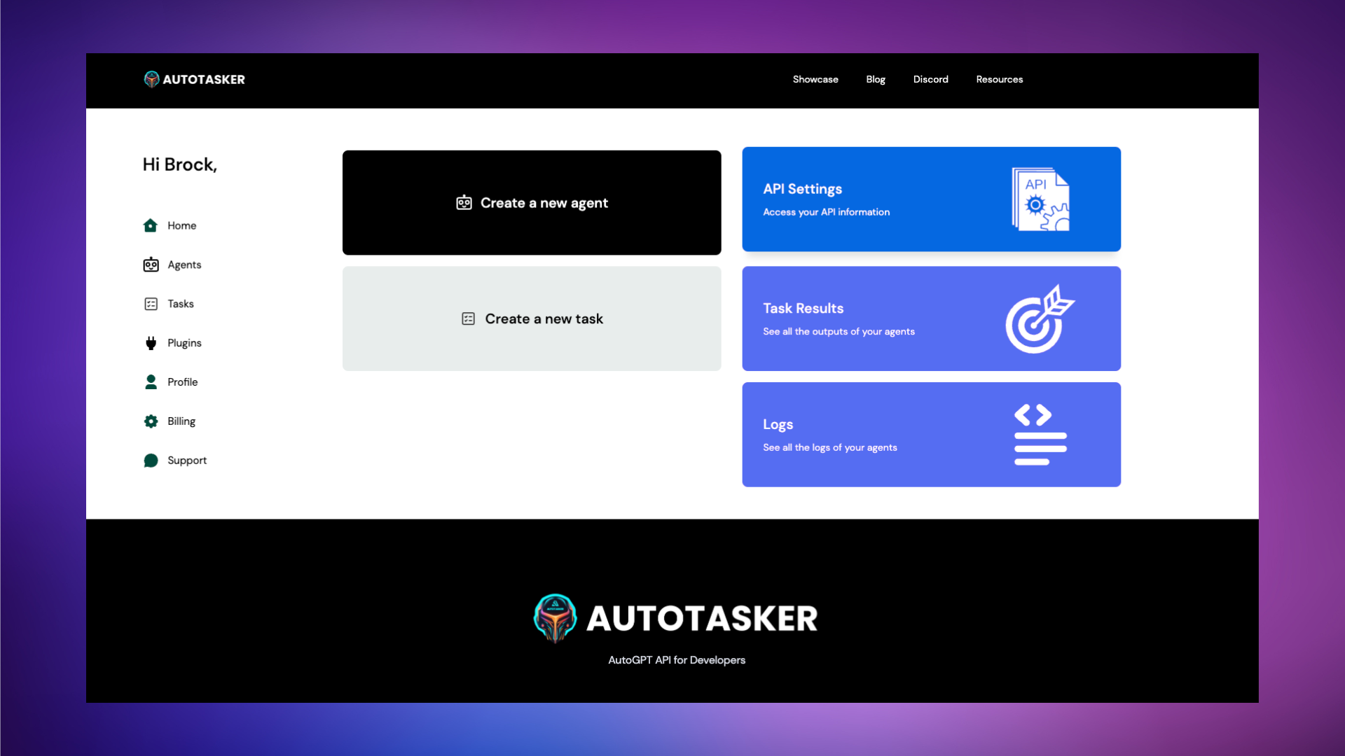 AutoTasker.ai - AutoGPT API for Developers